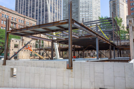 Steel endoskeleton begins to form at Second Church of Christ, Scientist ...