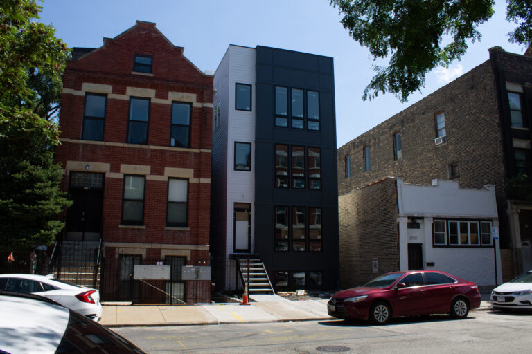 Construction nearly complete on three new residential units at 2019 ...