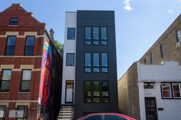 Construction nearly complete on three new residential units at 2019 ...