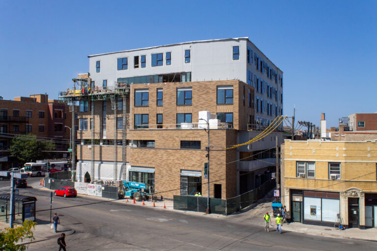 Brickwork nearly complete on affordable housing development at 4715 ...