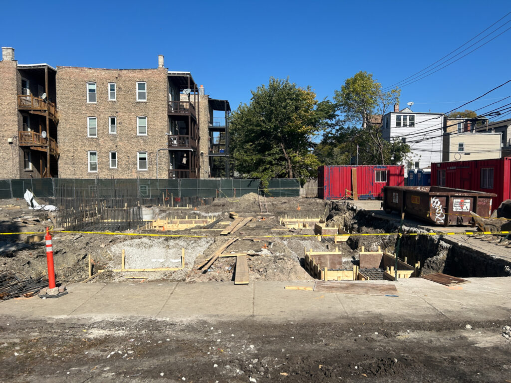 Construction of affordable housing is underway at 1237 North California ...