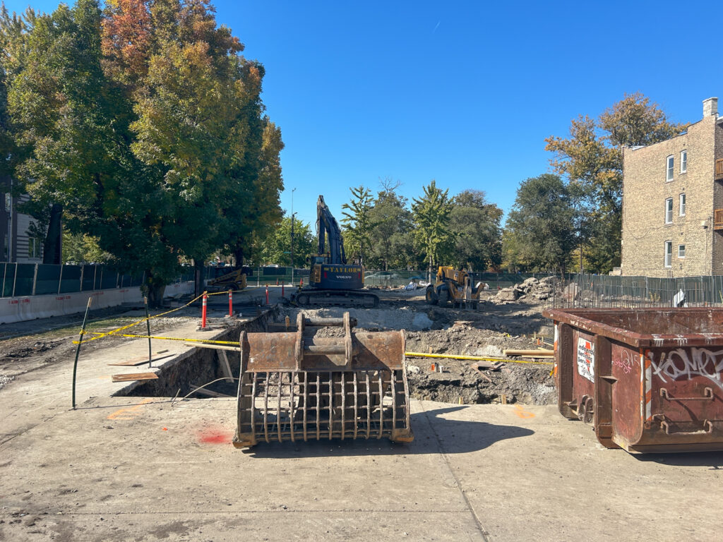 Construction of affordable housing is underway at 1237 North California ...