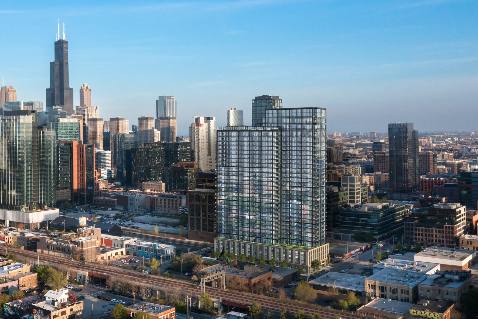 370 North Morgan Apartment Tower Continues Its Climb In Fulton Market - Chicago YIMBY