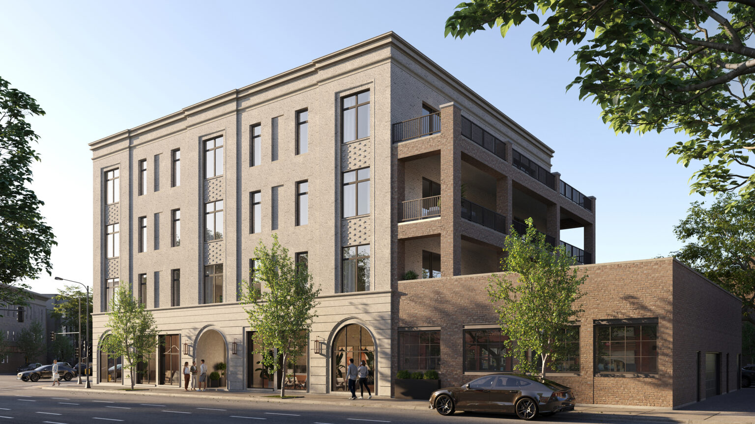 405 West Armitage Begins Taking Shape In Old Town - Chicago YIMBY