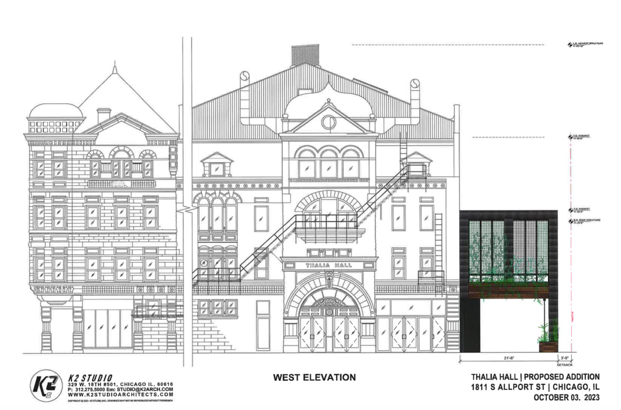 Two-Story Expansion Announced For Thalia Hall - Chicago YIMBY