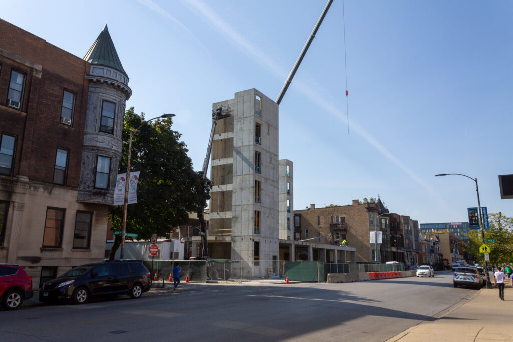 Construction progress at Lakeview Landing sees elevator, stairwell ...