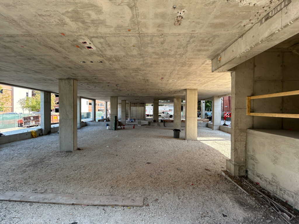 Construction progress at Lakeview Landing sees elevator, stairwell ...