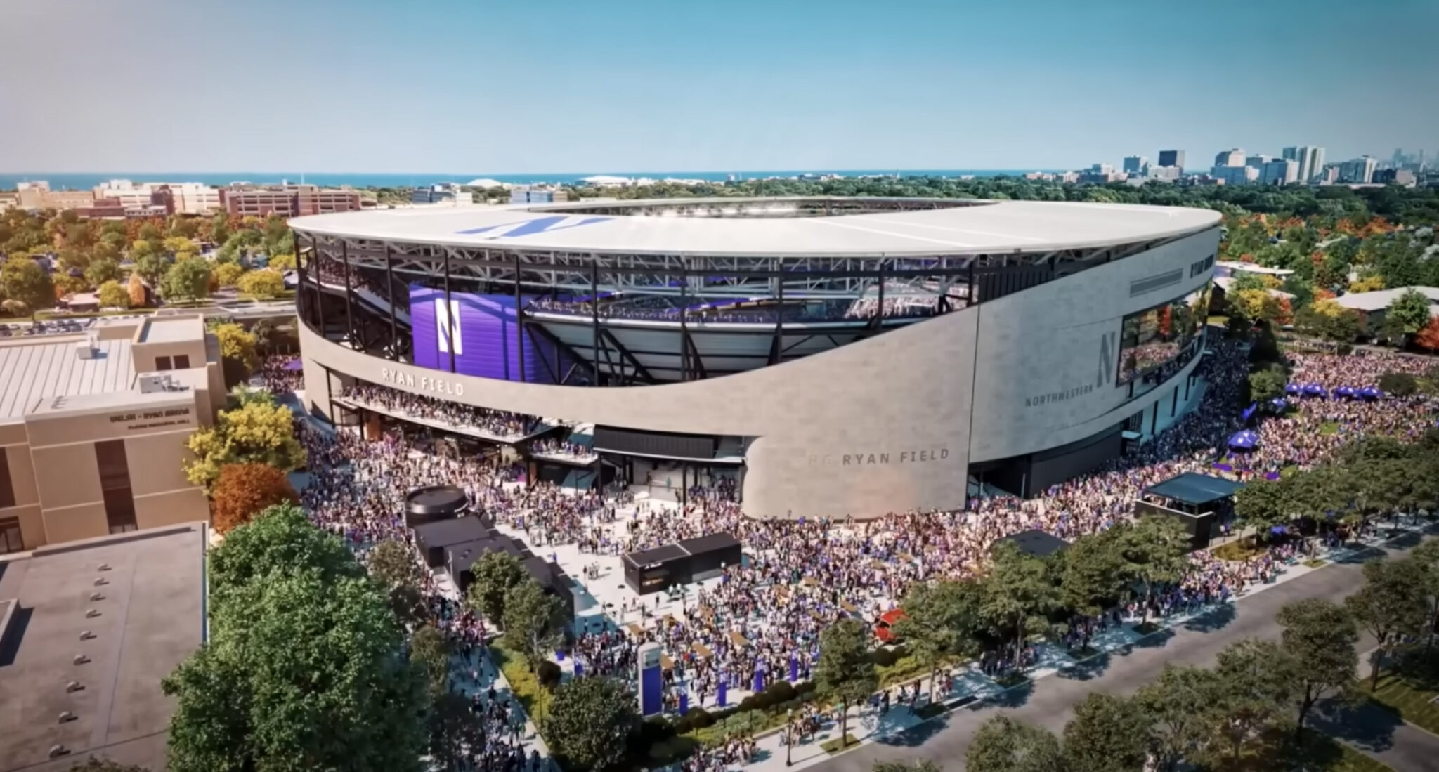 Northwestern University's New Ryan Field Rises In Evanston - Chicago YIMBY