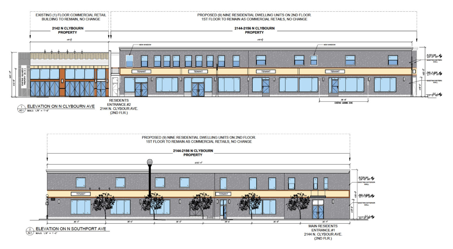 Plans Revealed For Residential Conversion Of 2156 N Clybourn Avenue In ...