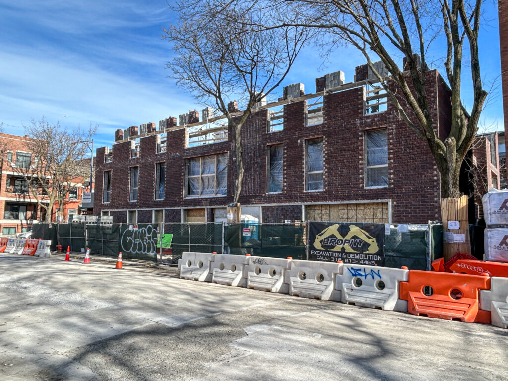 Construction On The Base Continues At Diversey And Seminary In Lincoln ...