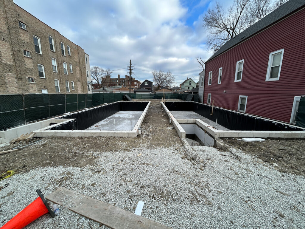 Foundations Are In The Ground For Two Homes At 1835 And 1837 North ...