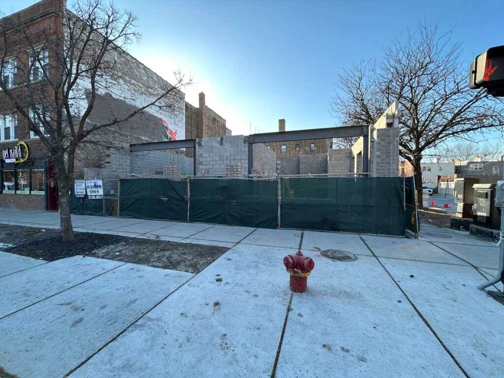 Construction Progress Goes Vertical At 4454 North Western Avenue In ...