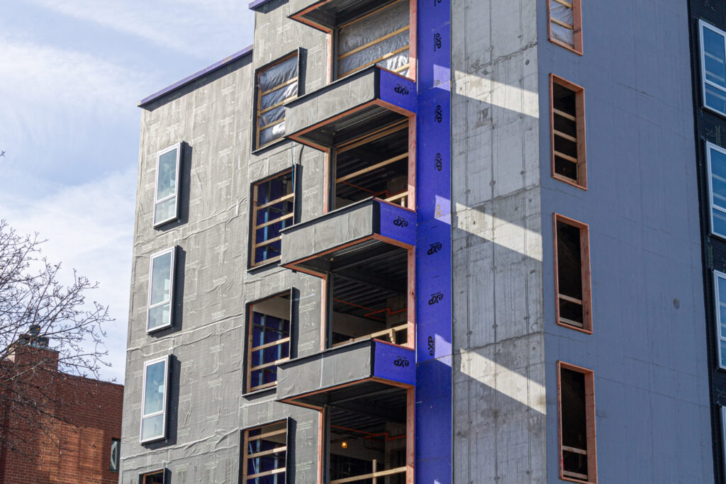 Now Topped Out, Lakeview Landing Exterior Work Continues In Lake View ...