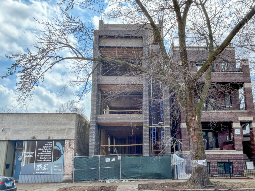 Three-Flat Tops Out At 2307 West Foster Avenue In Lincoln Square ...