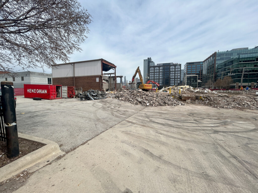 Demolition Nearly Complete Of Former Cougle Building At 345 North ...