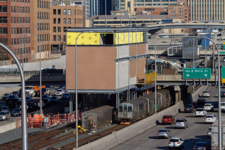 Construction Continues On CTA Blue Line Morgan Street Substation ...
