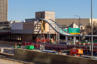Work Progressing On The New Racine Blue Line Platform On The Near West ...