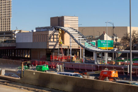 Work Progressing On The New Racine Blue Line Platform On The Near West ...