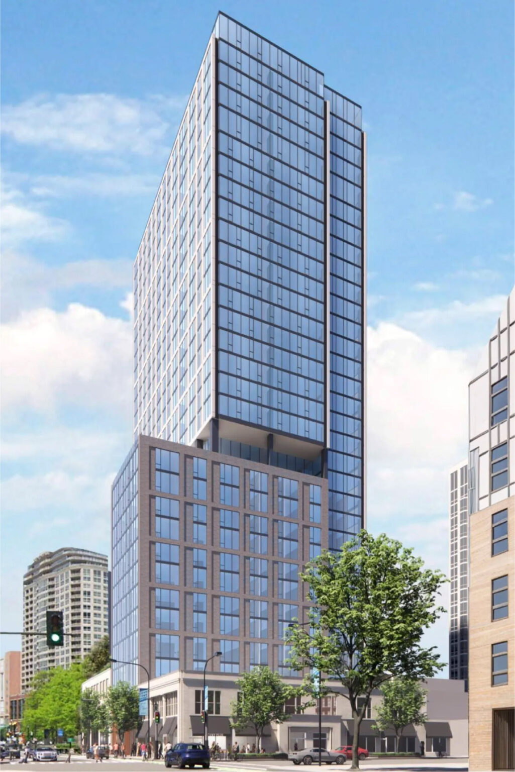 Renderings Revealed For 605 Davis Street In Evanston - Chicago YIMBY