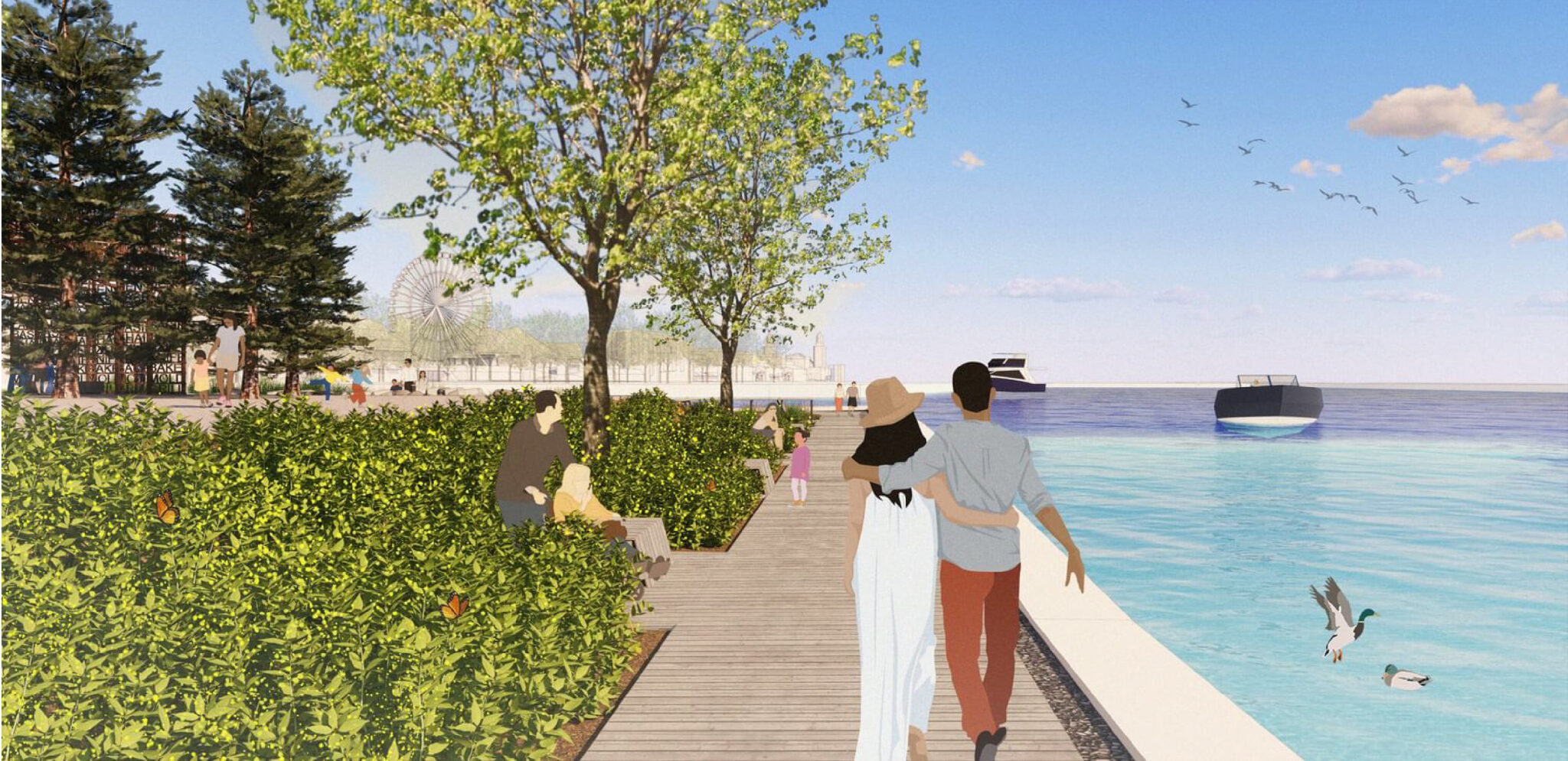 Initial Details Revealed For DuSable Park In Streeterville - Chicago YIMBY