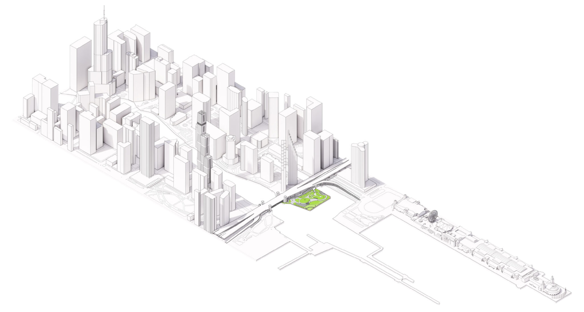 Initial Details Revealed For DuSable Park In Streeterville - Chicago YIMBY