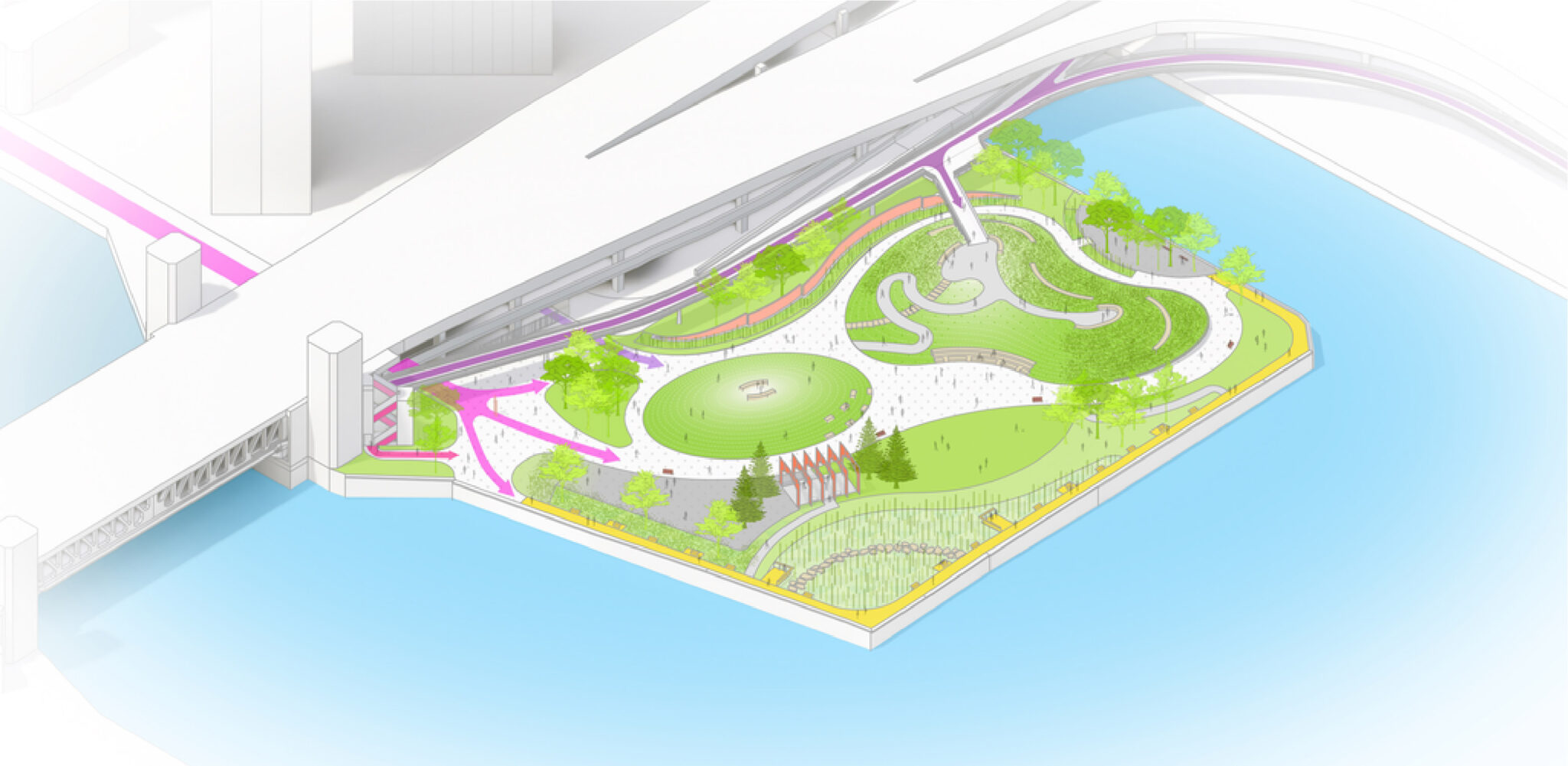 Initial Details Revealed For DuSable Park In Streeterville - Chicago YIMBY