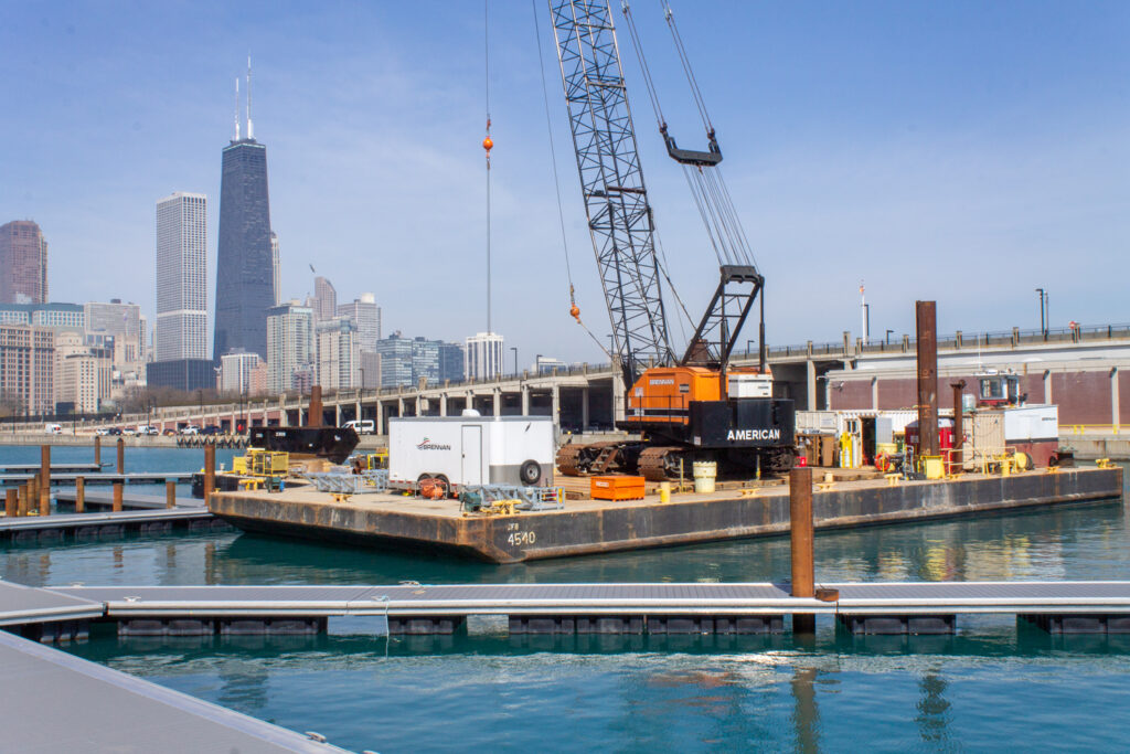 Navy Pier Marina Progresses As Amenities Building Gets Its Permit ...