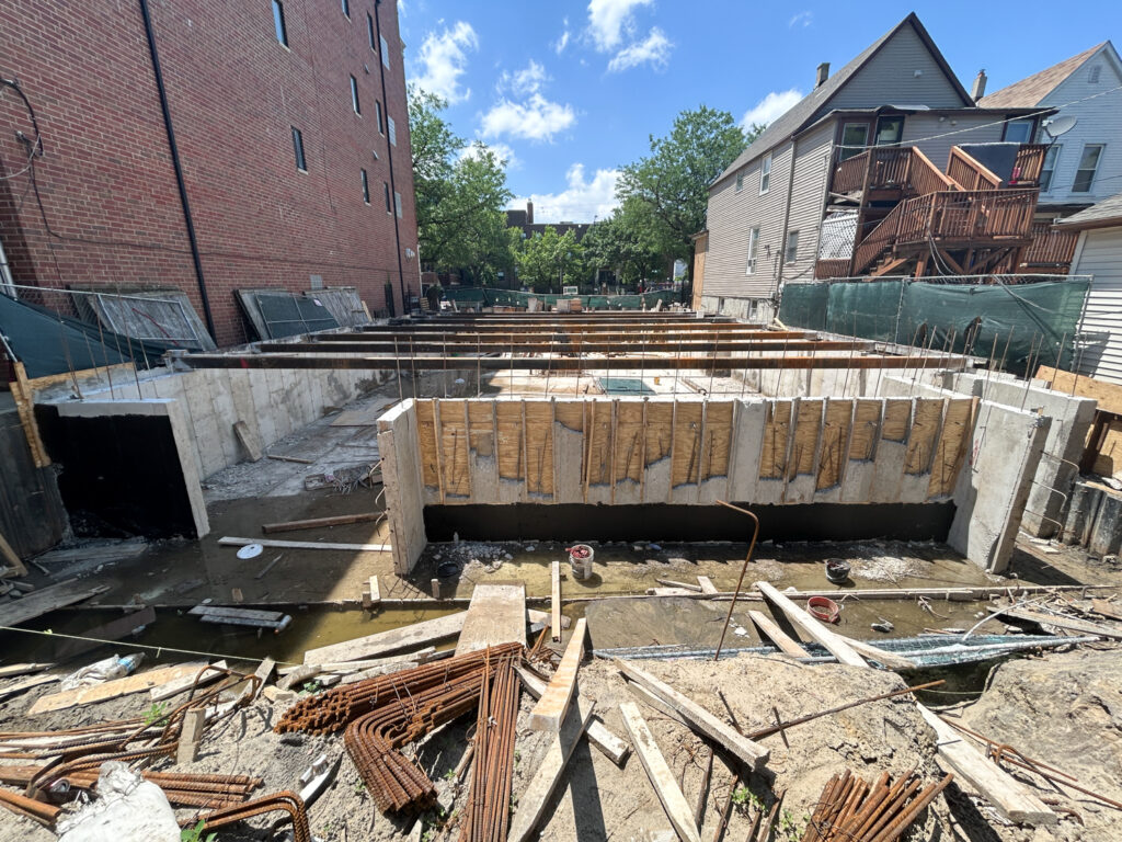 Foundation Work Continues For Eight-Unit Residential Building At 4529 ...