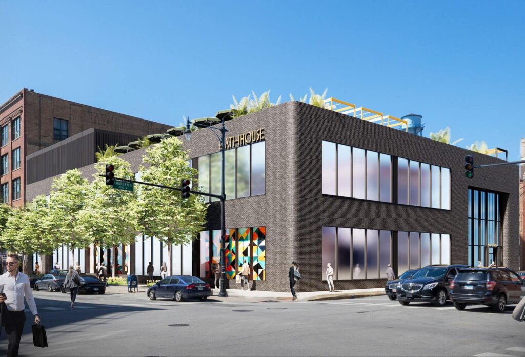 Foundation Piles Are Underway For West Loop Bathhouse - Chicago YIMBY