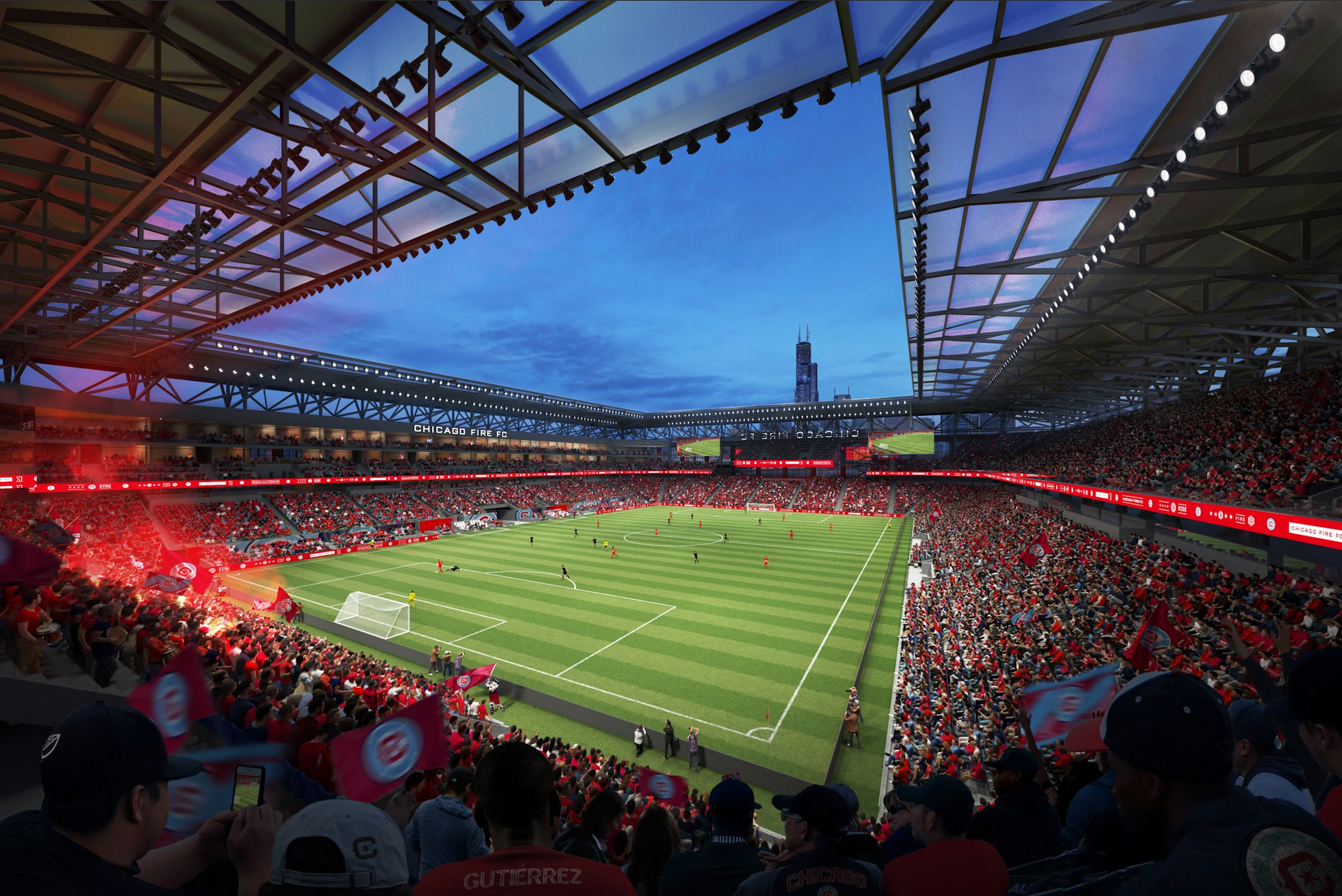 Tent Permit Signals The Start Of The Chicago Fire Soccer Stadium ...