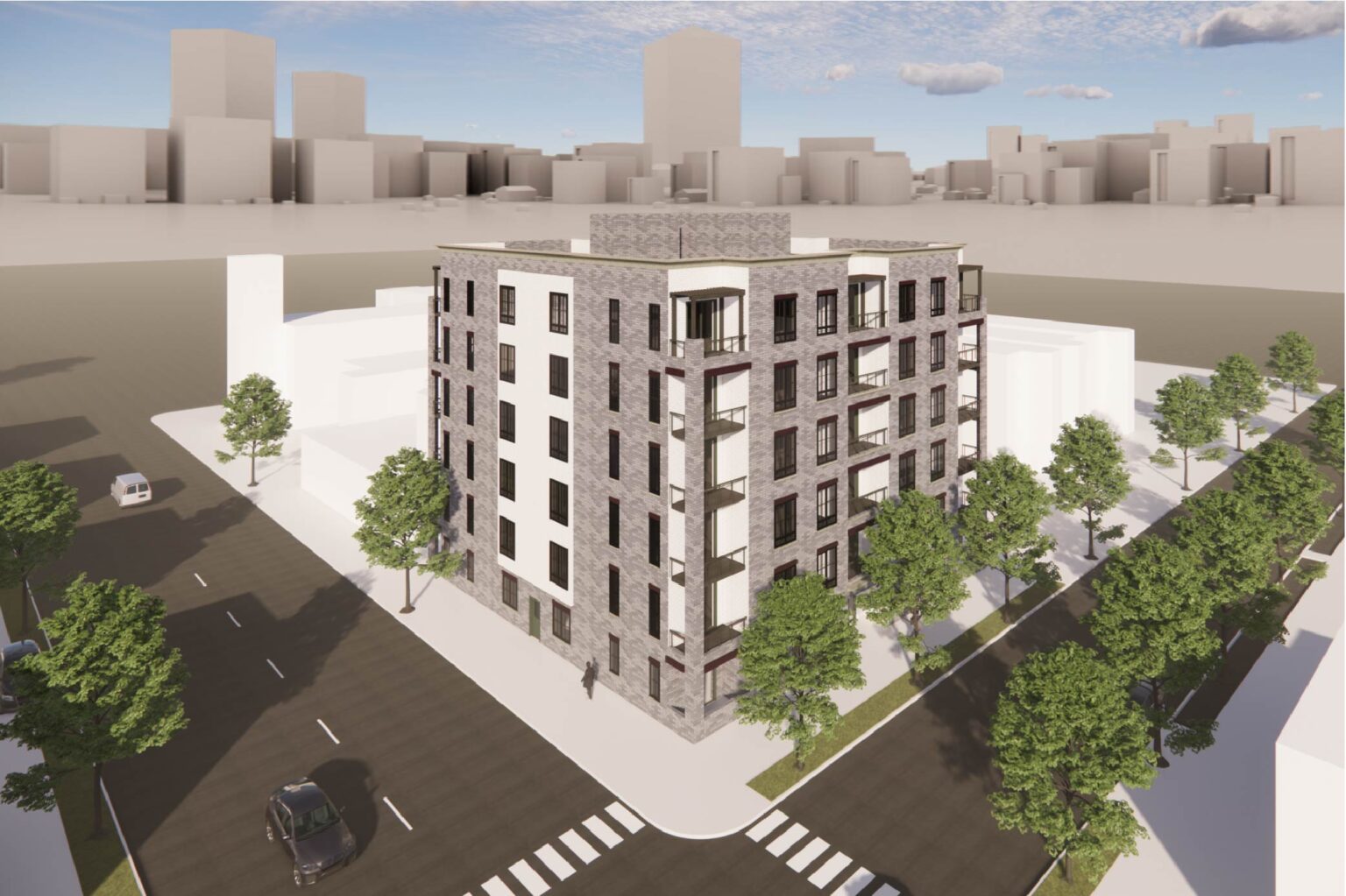 Plans Revealed For Residential Development At 2434 West Bryn Mawr ...