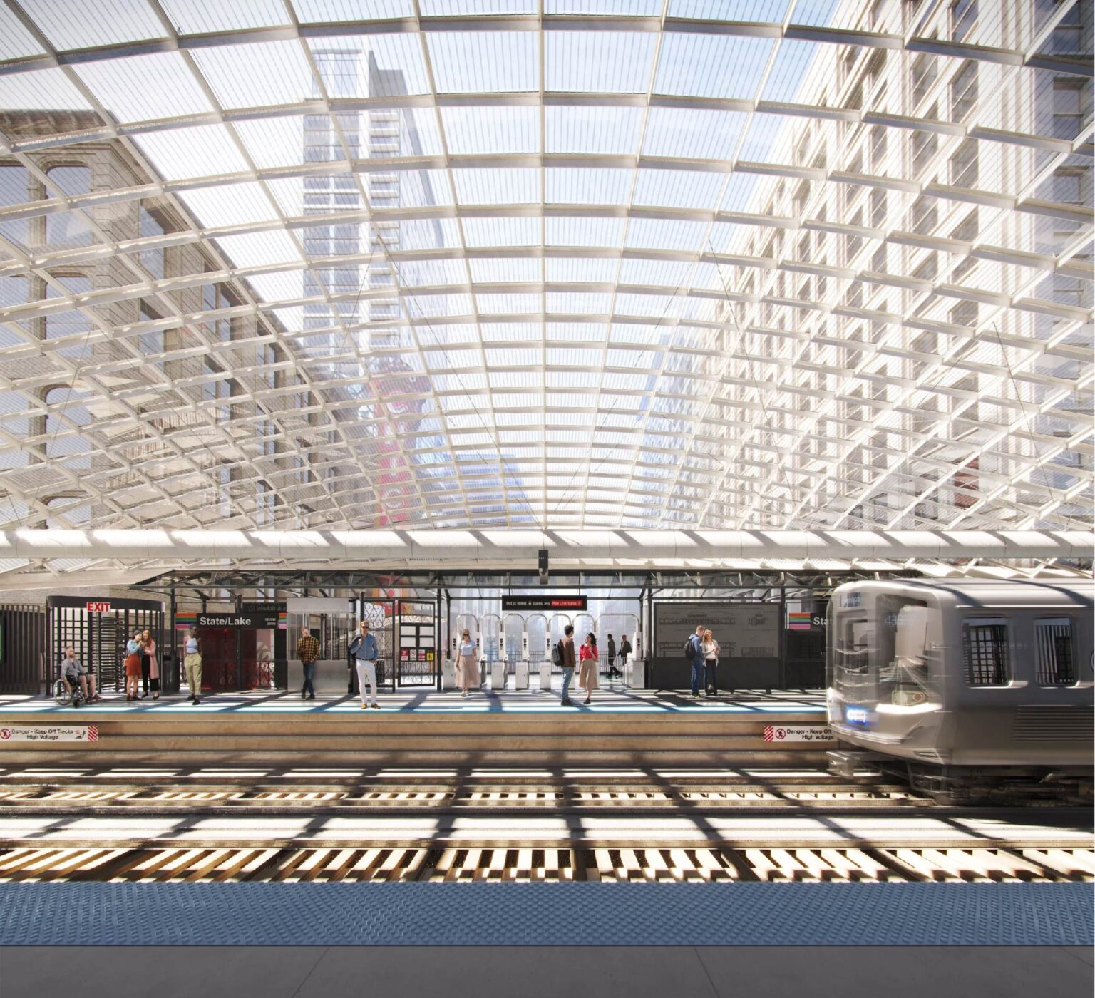 Work Commences On New CTA State/Lake Station In The Loop - Chicago YIMBY