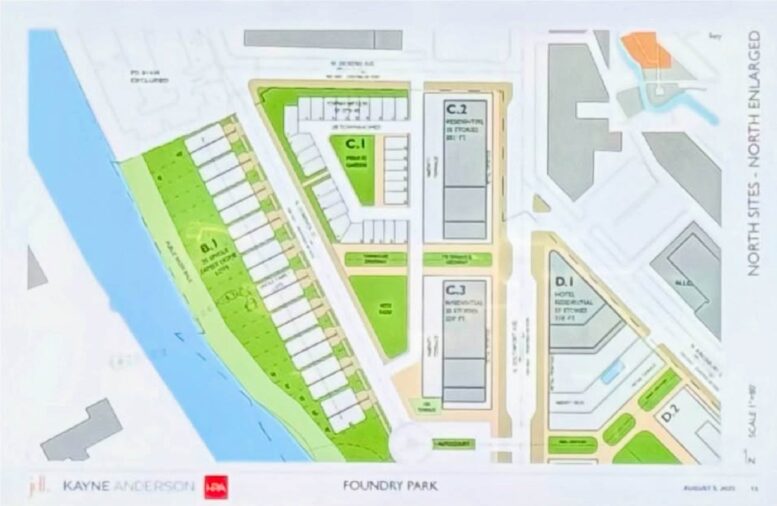 Preliminary Site Plan Revealed For Foundry Park - Chicago YIMBY