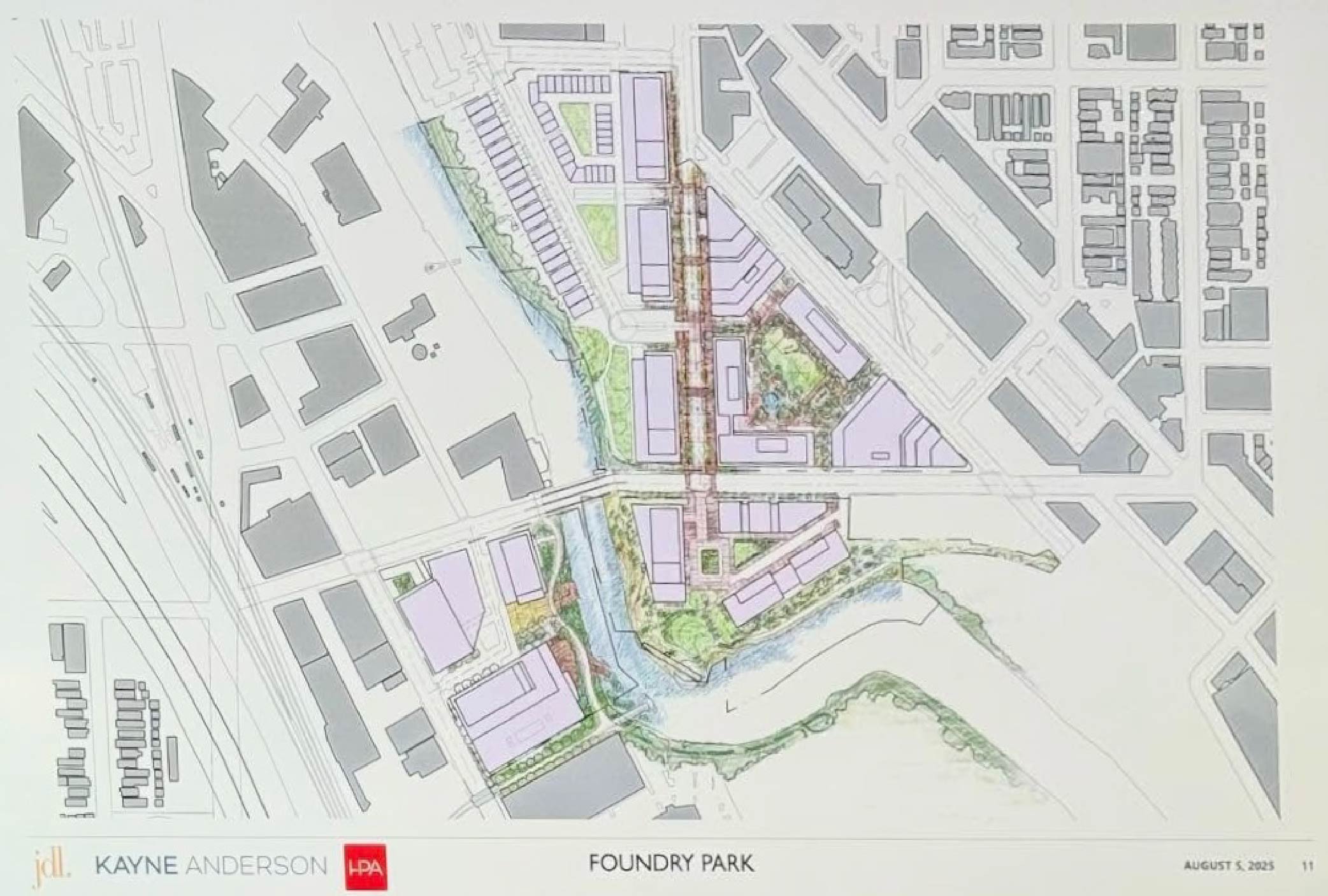 Preliminary Site Plan Revealed For Foundry Park - Chicago YIMBY