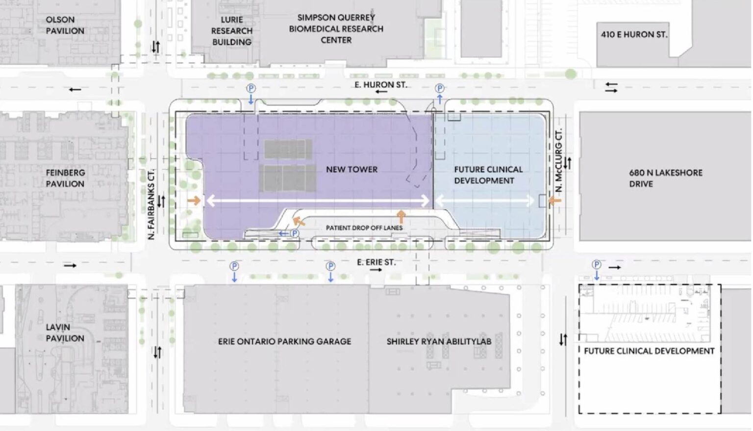 Further Details Revealed For New Northwestern Hospital Tower In ...