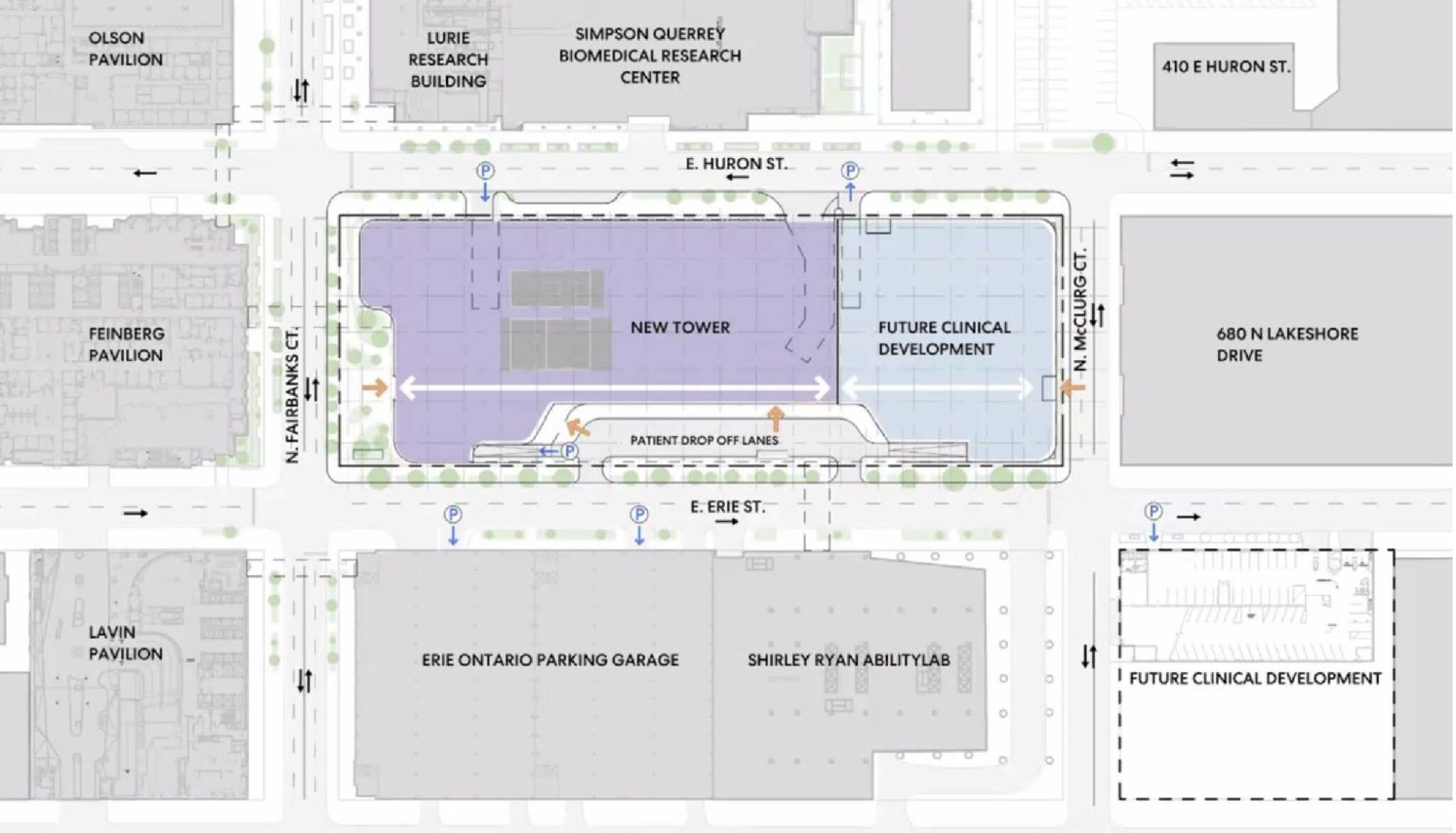 Further Details Revealed For New Northwestern Hospital Tower In ...