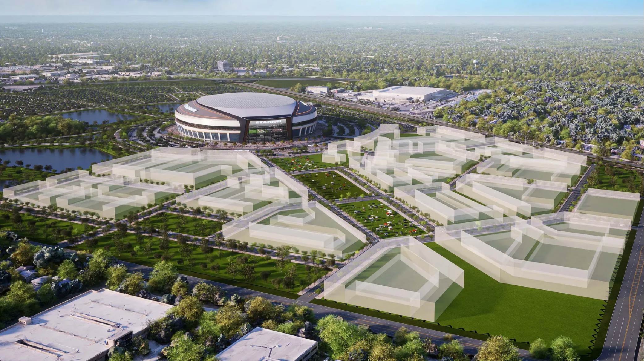 Bears Commit To Revised Arlington Heights Stadium Complex - Chicago YIMBY