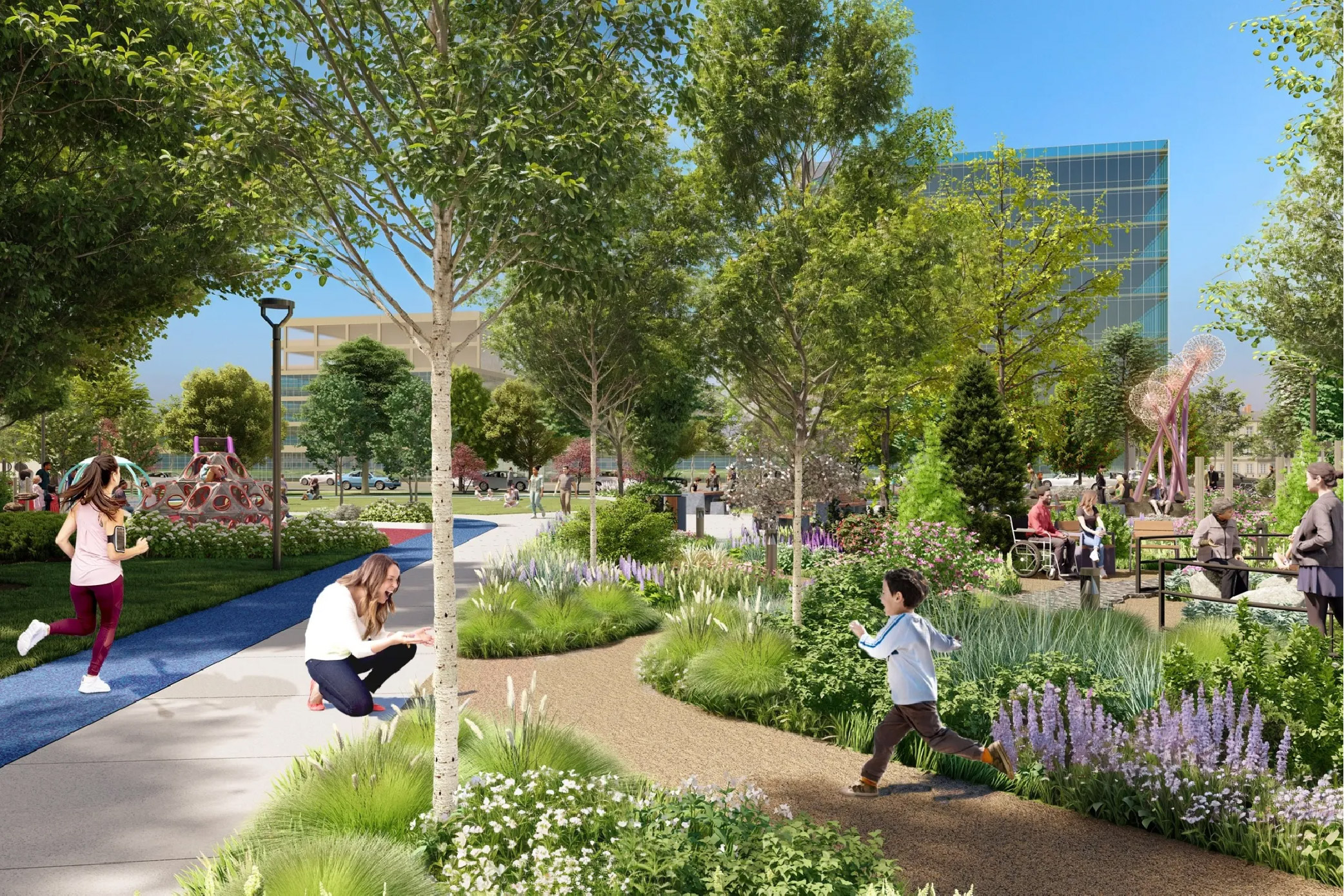 Construction Begins On New IMD Park And Monument - Chicago YIMBY