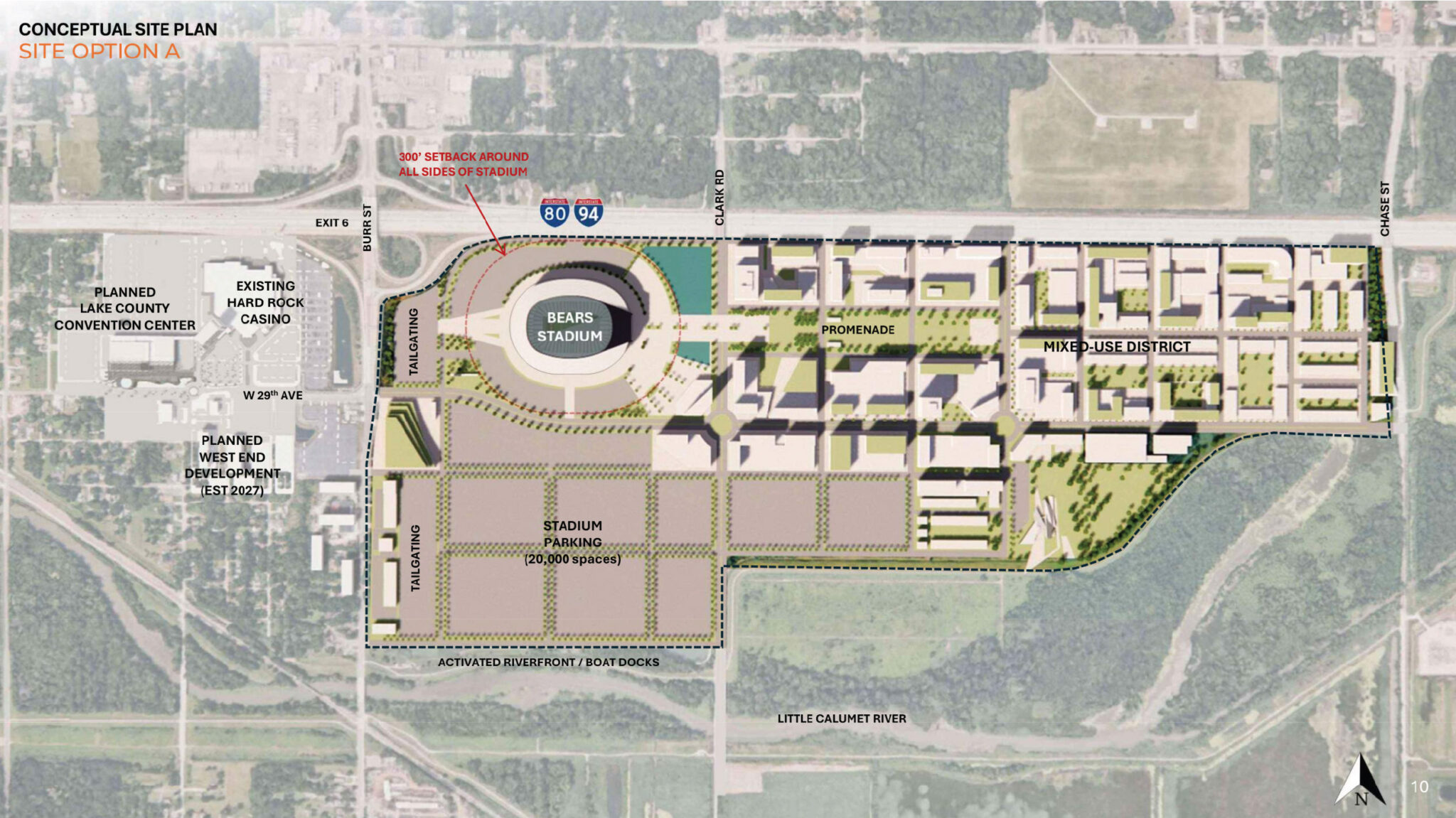 Gary Indiana Formally Pitches Land For Chicago Bears Relocation ...