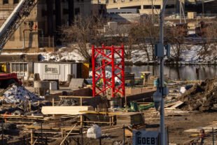Tower Crane Base Planted As Foundation Work Continues At 1010 South ...
