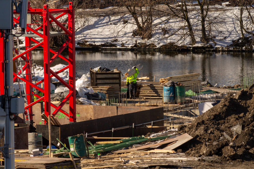 Tower Crane Base Planted As Foundation Work Continues At 1010 South ...