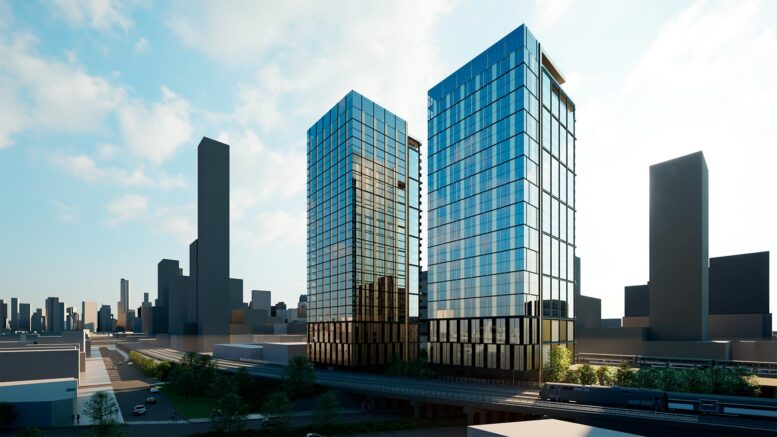 Tower Crane Permitted For 33-Story Residential Building At 410 North ...