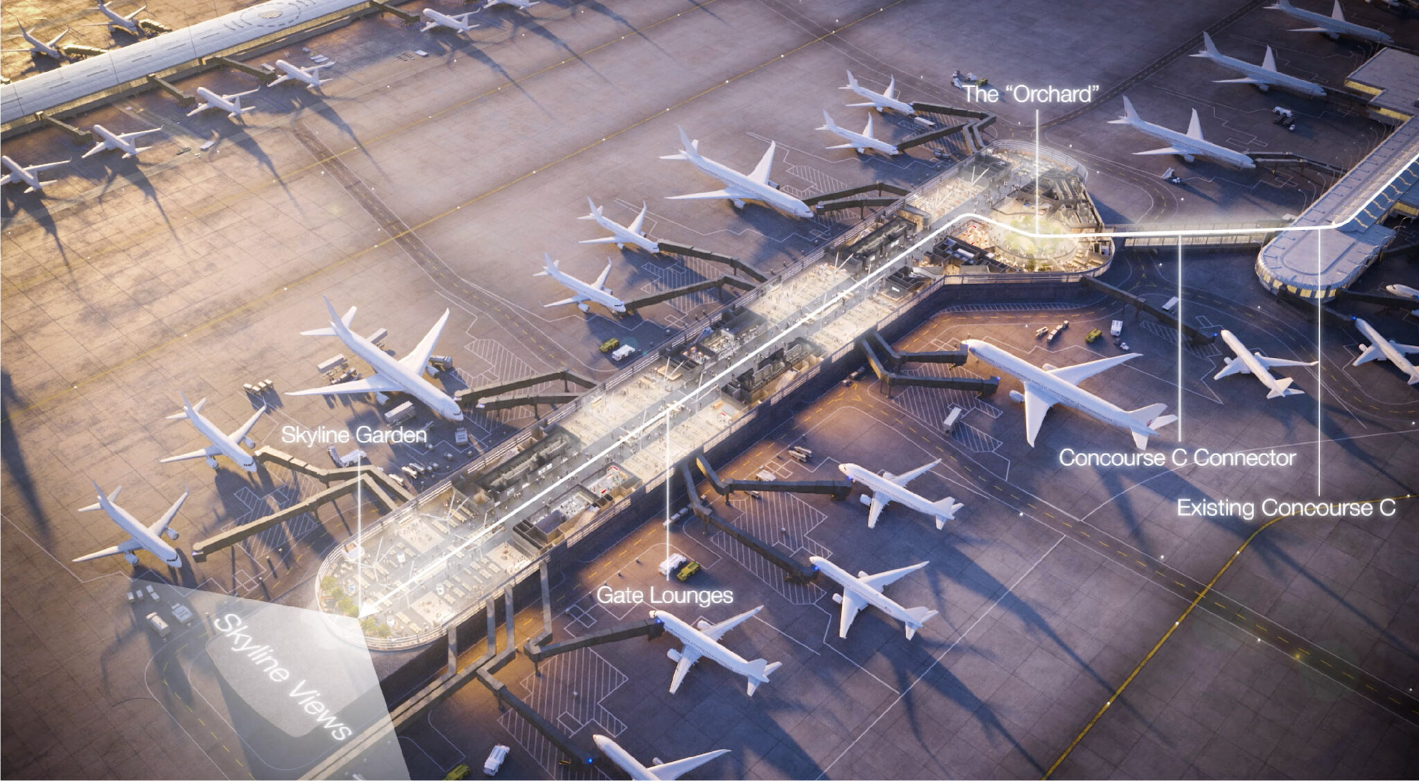 New Renderings Revealed For Concourse D At O'Hare International Airport ...